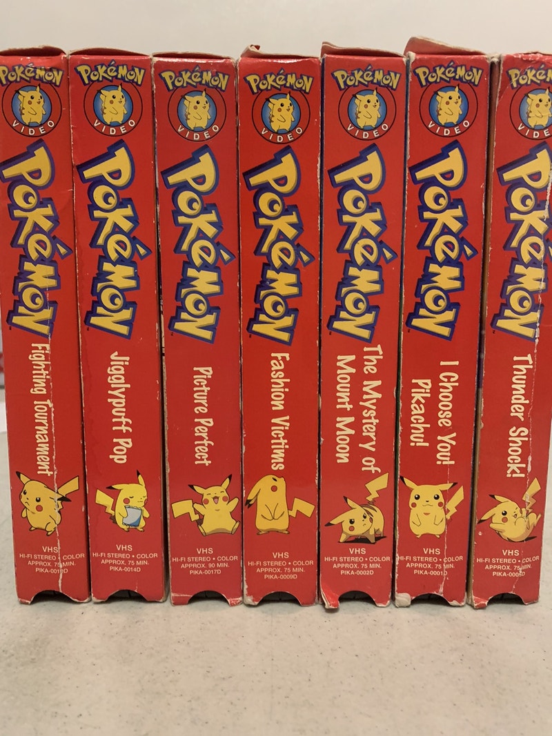 Pokémon 1998 Videos VHS Tapes $22 EACH Pikachu Booth 279 | CDs, DVDs ...
