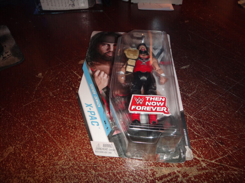 WWE wrestling X-PAC FIGURE THEN NOW FOREVER EUROPEAN BELT XPAC | Arts ...