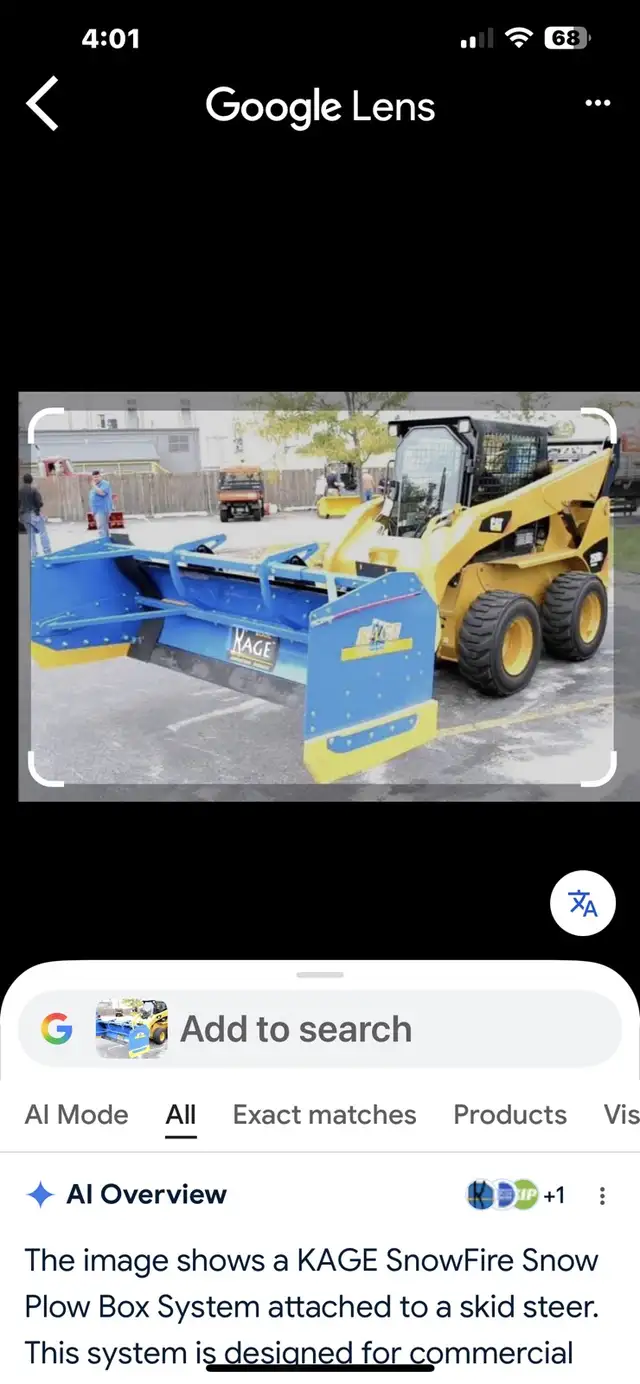 8 foot Kage Snowplow or snow pusher | Heavy Equipment | City of Toronto ...