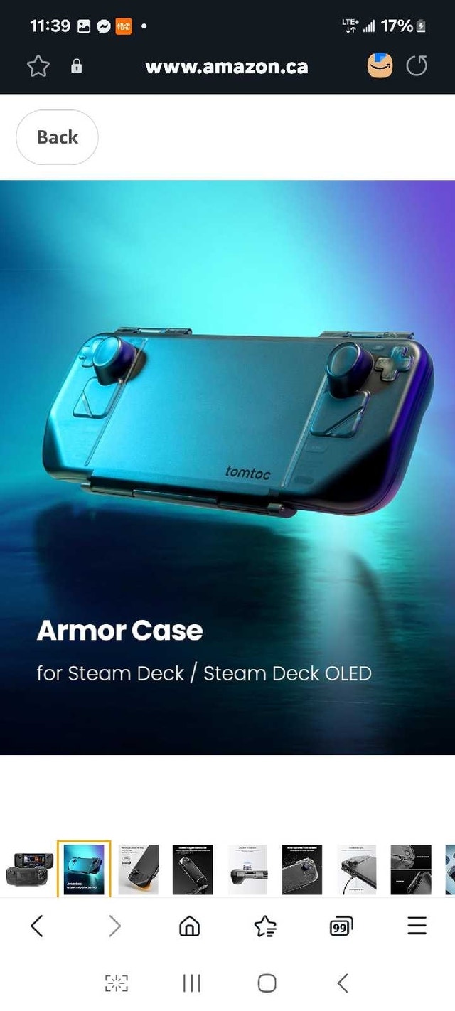 tomtoc Armor Case for Steam Deck/OLED, Steam Deck Hard Shell, Sl | Toys ...