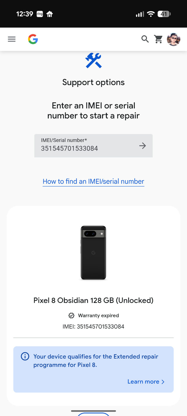 Google Pixel 8 Black/Obsidian 128 GB Extended Warranty Flawless | Cell ...