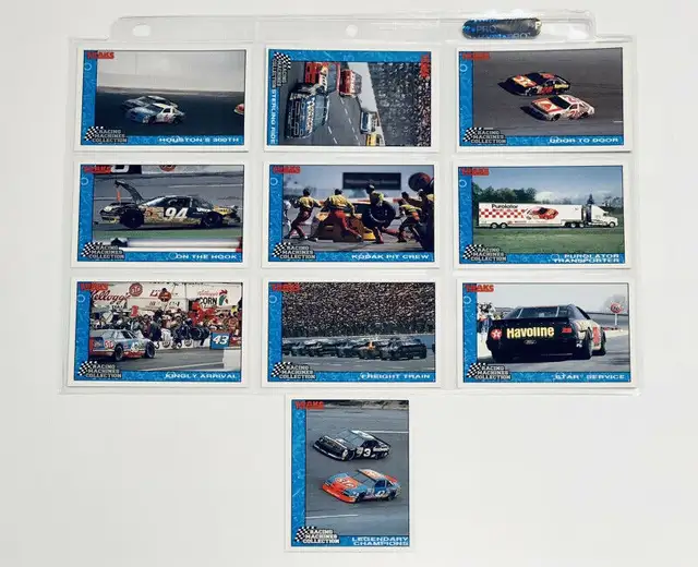 1992 Traks Racing Machines Collection NASCAR 100 Cartes Set COMP | Arts ...