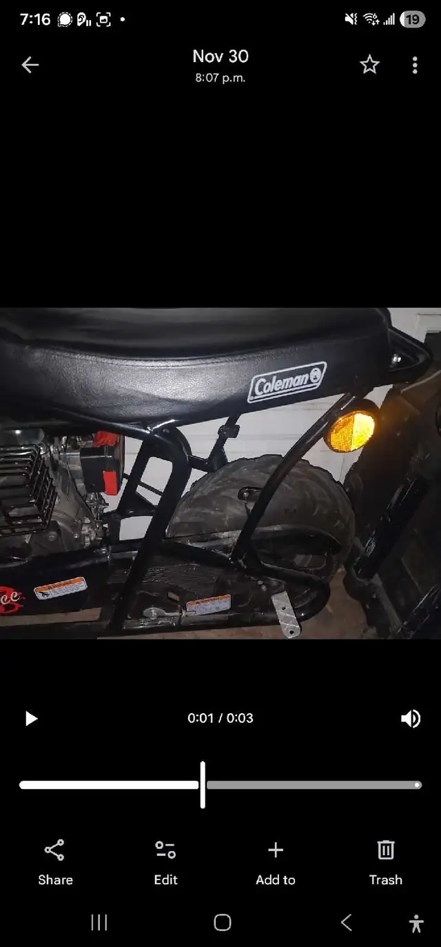 Coleman RB100 Mini Bike | Scooters & Pocket Bikes | Winnipeg | Free ...