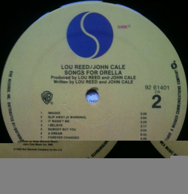 Lou Reed -- Songs for Drella ** DISQUE VINYLE / VINYL RECORD | CD, DVD ...