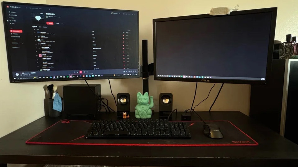 Gaming PC + Dual Monitors + Full Setup | i7 + GTX 1060 | | Desktop ...
