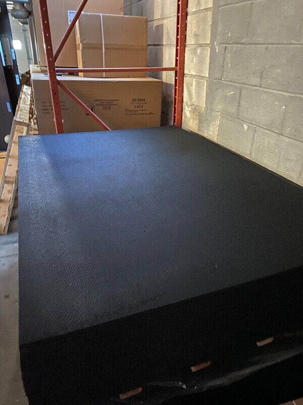 Rubber Gym Mats 4FT x 6FT New Heavy Duty Made in Canada | Exercise ...