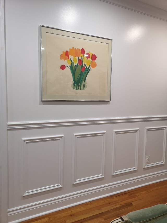 John Lander numbered and signed silkscreen art framed 1976 tulip | Arts ...