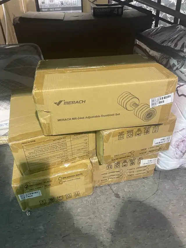 MERACH 8.8 lbs Adjustable Dumbbells Set of 2, 4-in-1 Free Weight ...