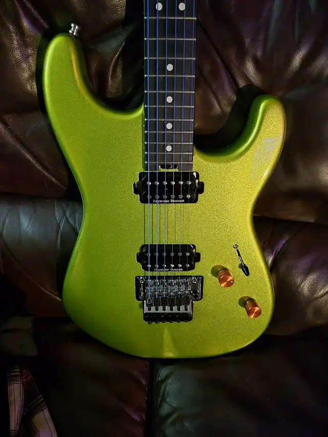 Charvel pro mod in metalic lime.900$ | Guitars | Leamington | Free ...