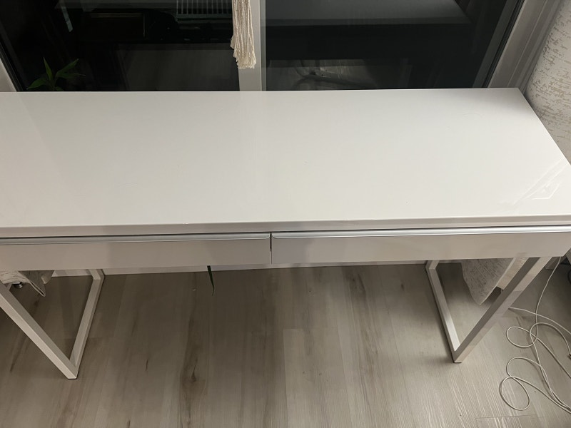 IKEA Besta Burs solid metal ikea desk with drawers | Desks | City of ...