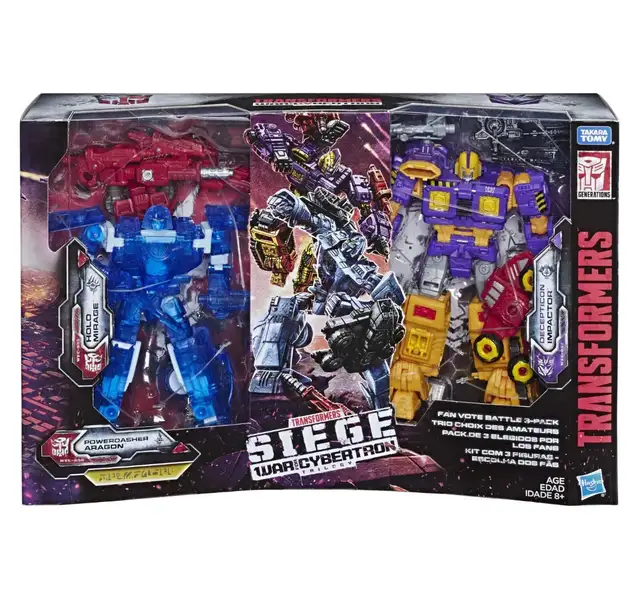 Transformers WFC Siege Halo Mirage & Impactor Fan 3 Pack | Toys & Games ...