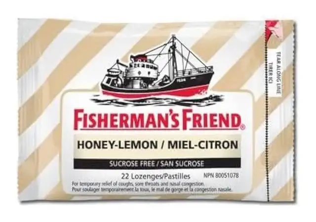 NEW FISHERMAN'S FRIEND Honey-Lemon Throat Lozenges (8-pack) | Health ...