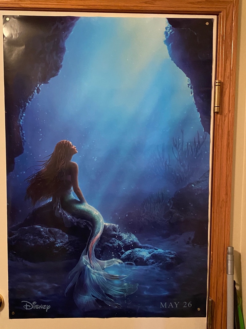 Disney Little Mermaid Promo Authentic Movie Theatre Poster | Arts ...