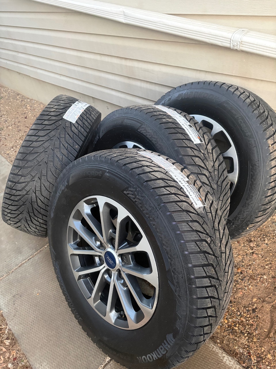 BRAND NEW FORD F150 OEM 28in RIMS & HANKOOK WINTER TIRES | Tires & Rims ...
