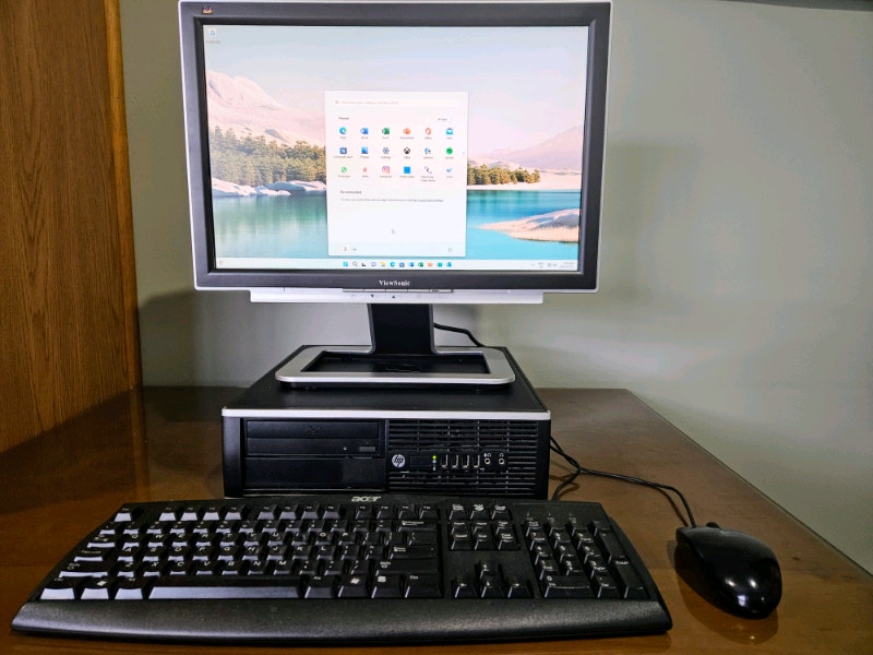 Windows 11 Pro HP Computer Set with Microsoft Office 2021 | Desktop ...