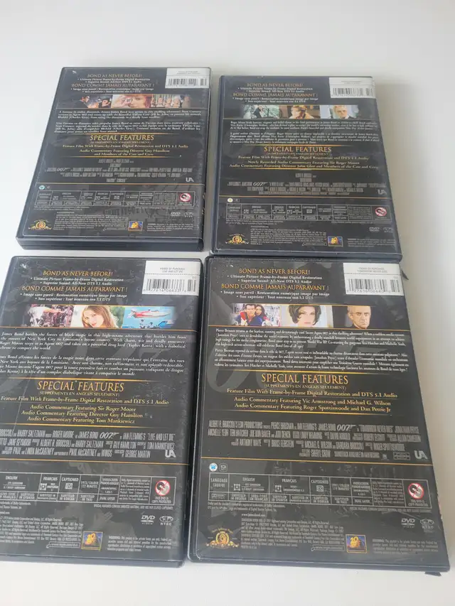 James Bond DVD Movies(featuring iconic actors Connery/Moore/Bros | CDs, DVDs & Blu-ray | City of ...