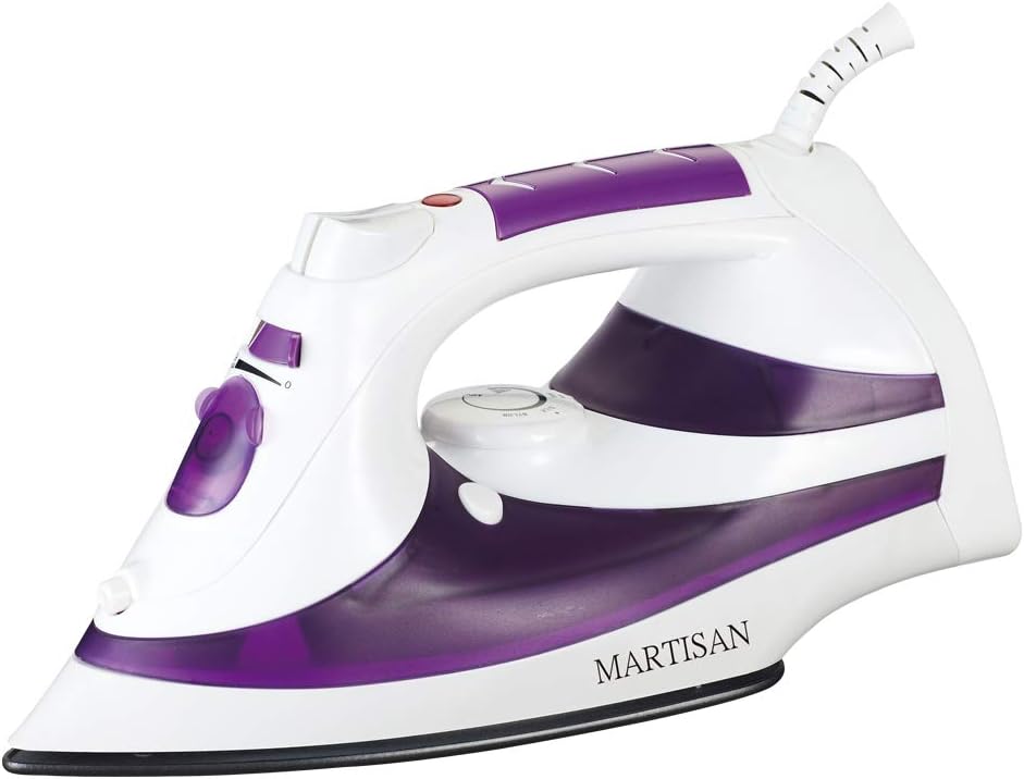 Steam Iron - MARTISAN 1200W, Non-Stick Soleplate Iron, Appliance | Irons & Garment Steamers ...