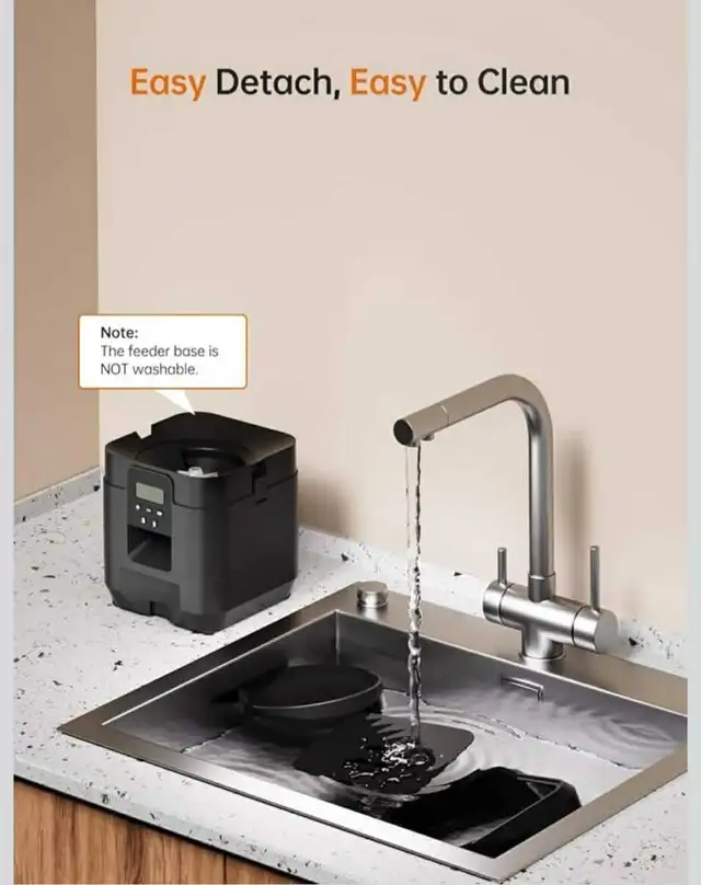 Automatic Cat Feeder, Timed Cat Food Dispenser with 1-4 Meals ...