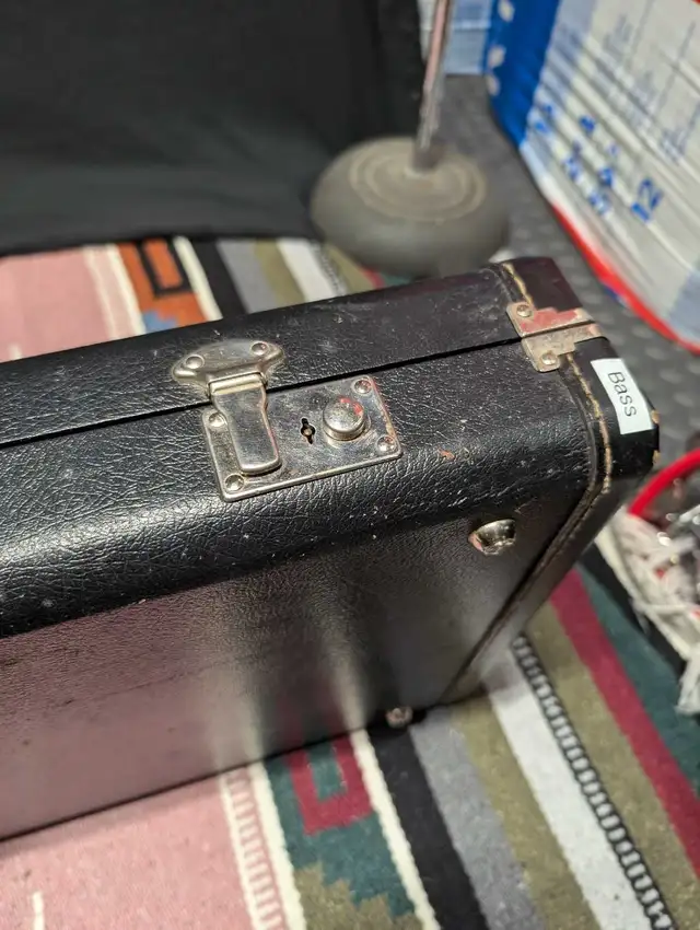 Vintage Bass Guitar Hard Shell Case Dan Armstrong / Rickenbacker ...