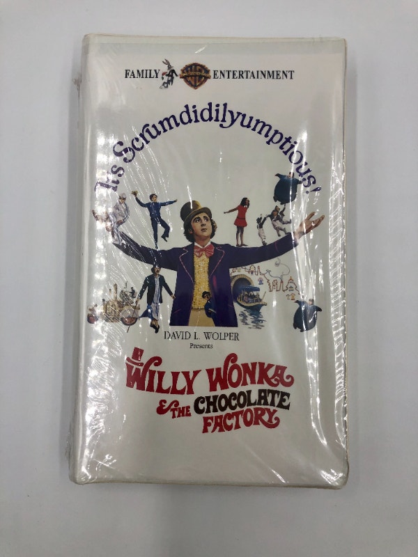 VTG Willy Wonka and The Chocolate Factory VHS Sealed Clamshell | CDs ...
