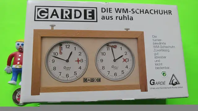 Vintage RUHLA GARDE Wooden Chess Clock (Made In Germany) | Toys & Games ...