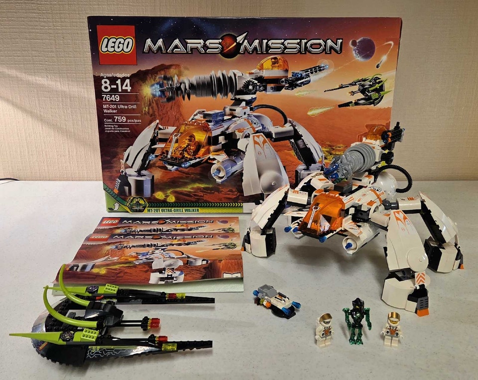 Lego Mars Mission - MT-201 Ultra-Drill Walker (7649) | Toys & Games ...