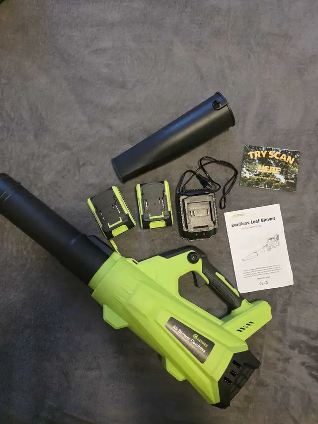 Greener 21V Leaf Blower Cordless | Lawnmowers & Leaf Blowers | City of ...