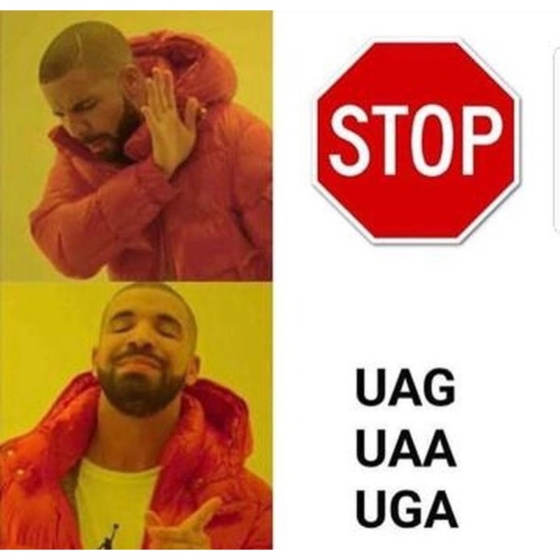 UGA UAG UAA Stop Codon stop sign stickers (3 Pack Set) | Arts ...