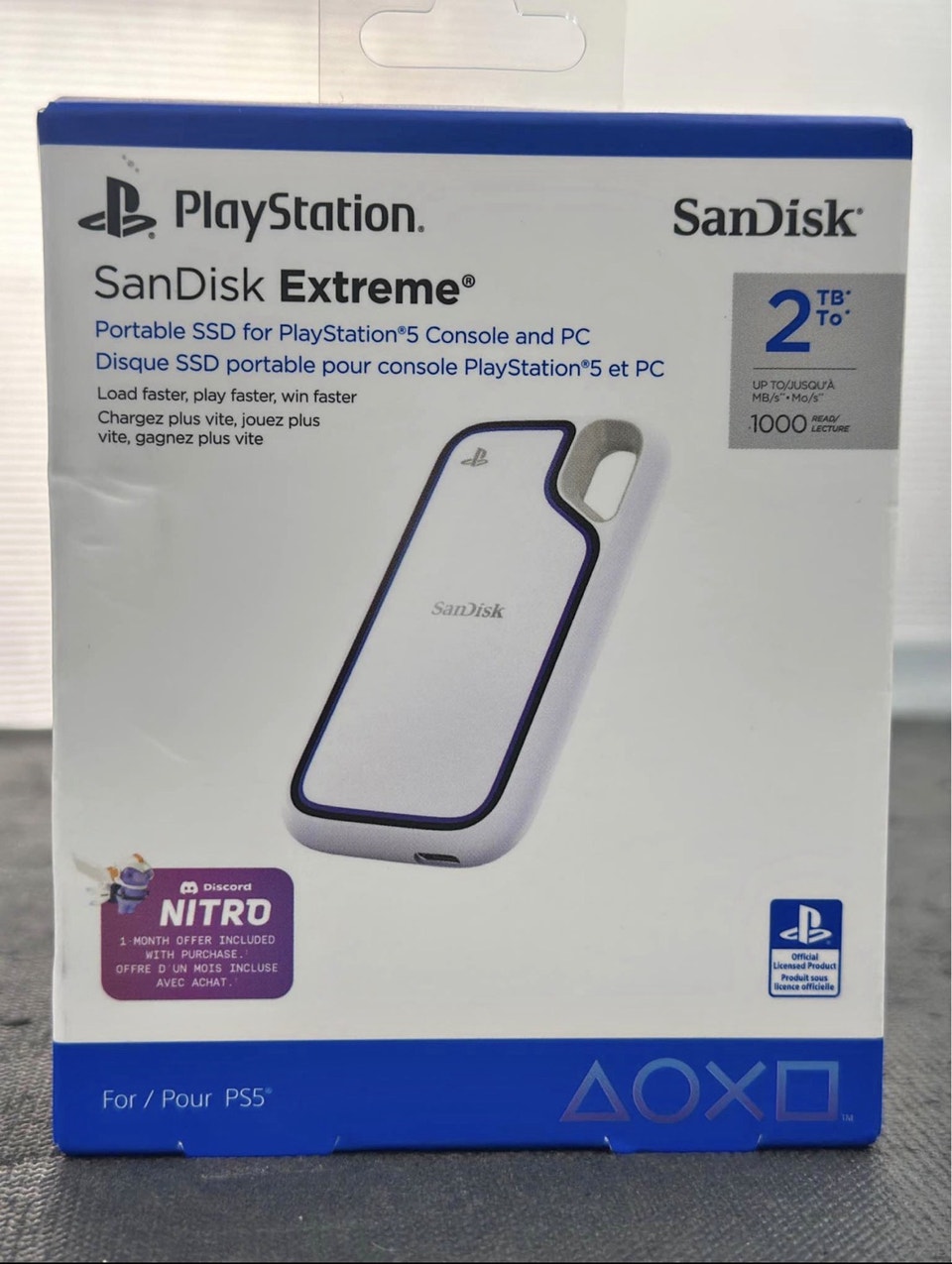 SanDisk 2TB Extreme Portable SSD, Officially Licensed | Sony ...