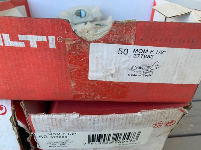 Hilti Grating clamps and Channel fastners | Hand Tools | Edmonton | Kijiji