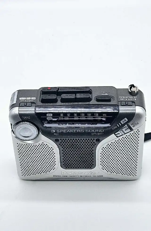 Panasonic Stereo Radio FM- AM Cassette Player Recorder RQ-A220 | Stereo ...