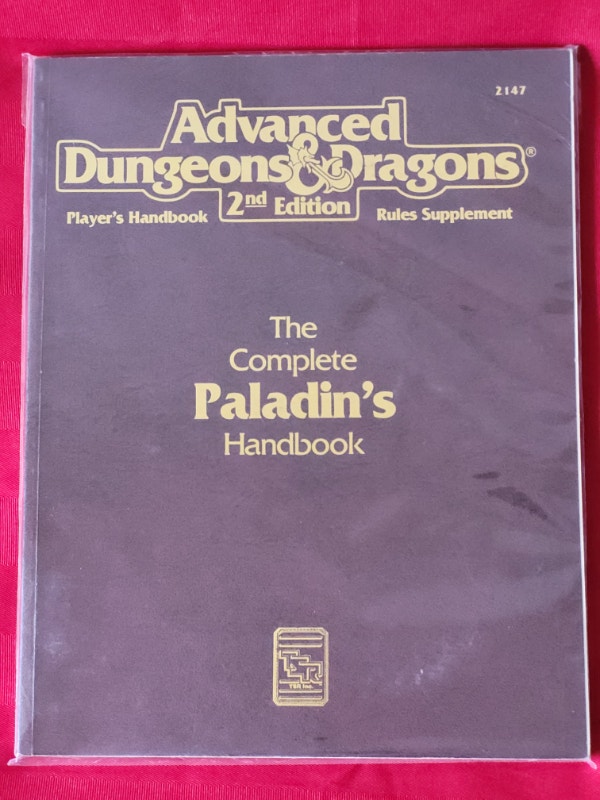 1994 ADVANCED D & D, THE COMPLETE PALADIN'S HANDBOOK!!! | Arts ...