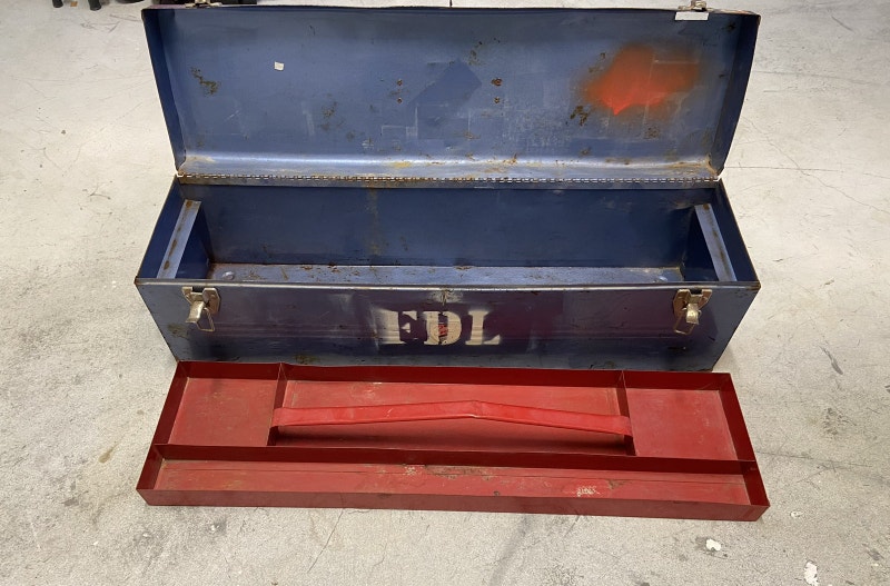 Extra Large Vintage Beach Tool Box | Tool Storage & Benches | Bedford ...