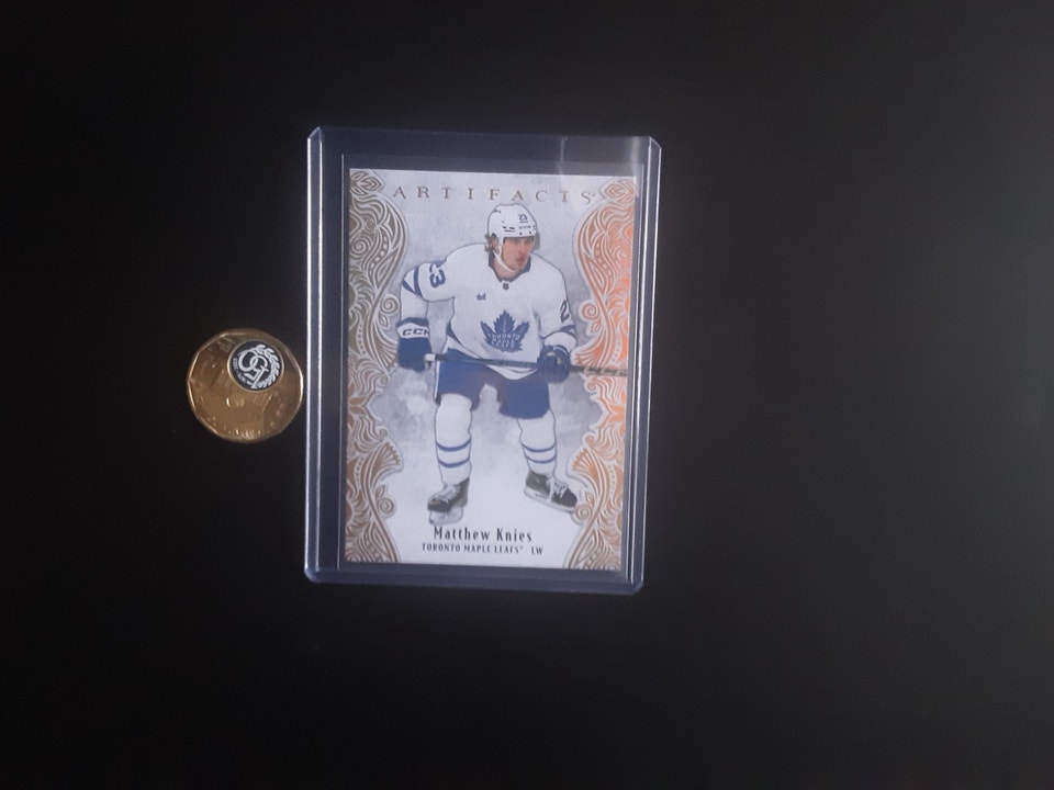 2025-26 upper deck artifacts hockey Matthew knies rare 1 of 1. | Arts ...