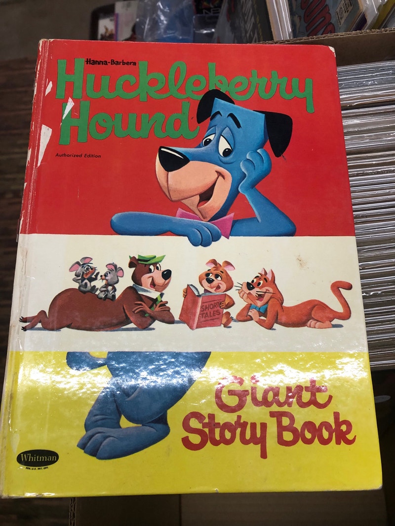 Huckleberry Hound Giant Story Book 1961 Whitman | Arts & Collectibles ...