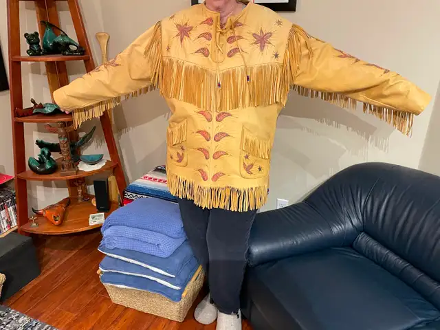 World Renowned Native Artist Jos Binne Leather Jacket. 1/1 | Arts ...