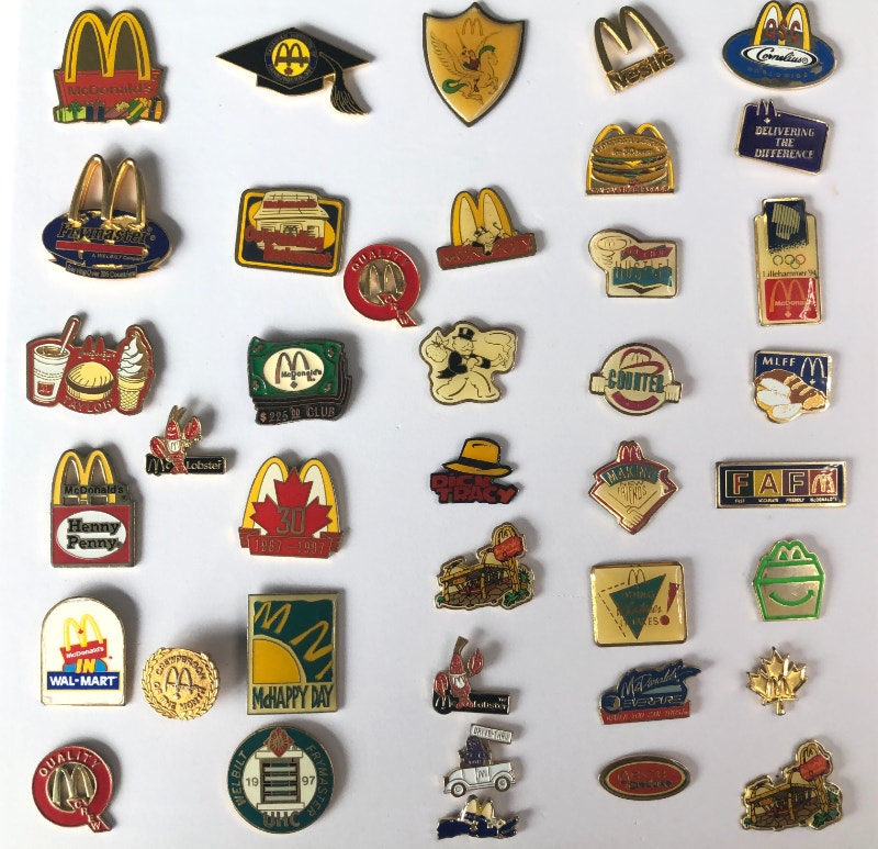 McDonald's Crew Pins from the mid-’90s | Arts & Collectibles | Bedford ...