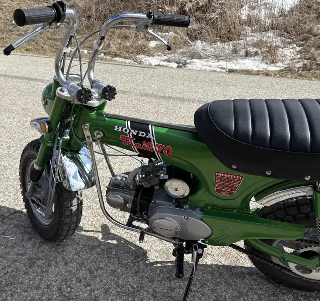 RESTORED! CT70HK0 4 Speed CT70 RARE Honda trail 70 z50 minibike | Dirt ...