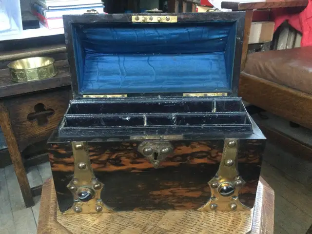 Victorian Gothic Revival Coromandel Stationary Box, c.1870 | Arts ...