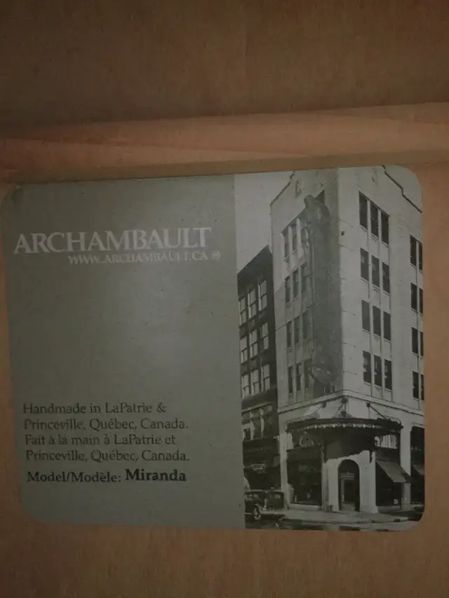 Guitare acoustique Archambault Miranda par Godin (nouveau prix ...