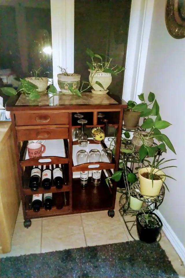 bar/coffee display table | Hutches & Display Cabinets | Ottawa | Free ...