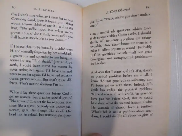 CS Lewis A Grief Observed Author Of The Screwtape Letters 1976 | Arts ...