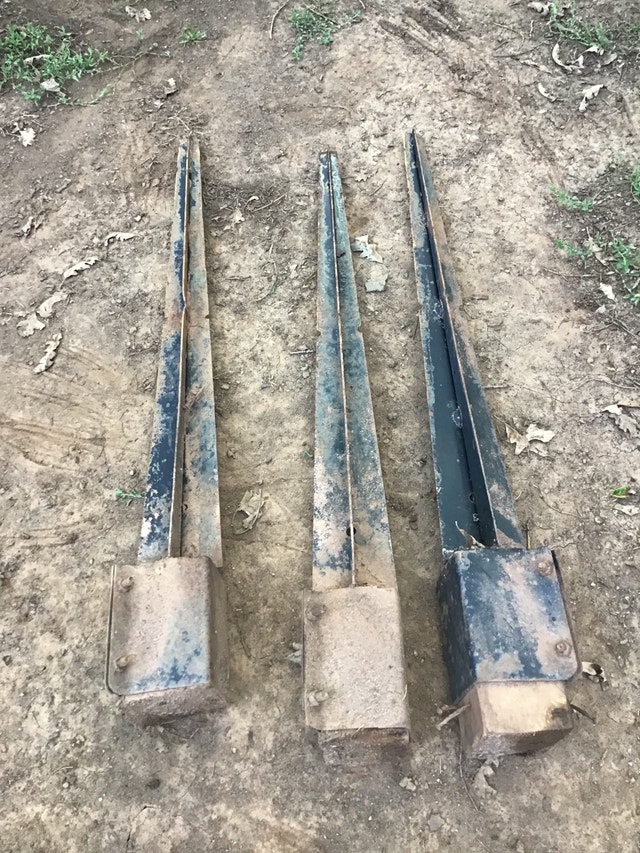 E-Z Spike Black Powder-Coated Post-Base Spike 4x4-each $20.oo | Other ...