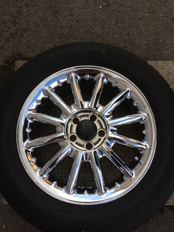 4 x 205/60R16 Michelin on CHROME Rims, 5x100 Chrysler Sebring | Tires ...