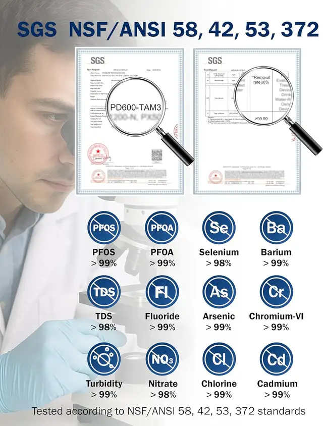 Frizzlife PD600-TAM3 Tankless Reverse Osmosis System | 600 G | Arts ...