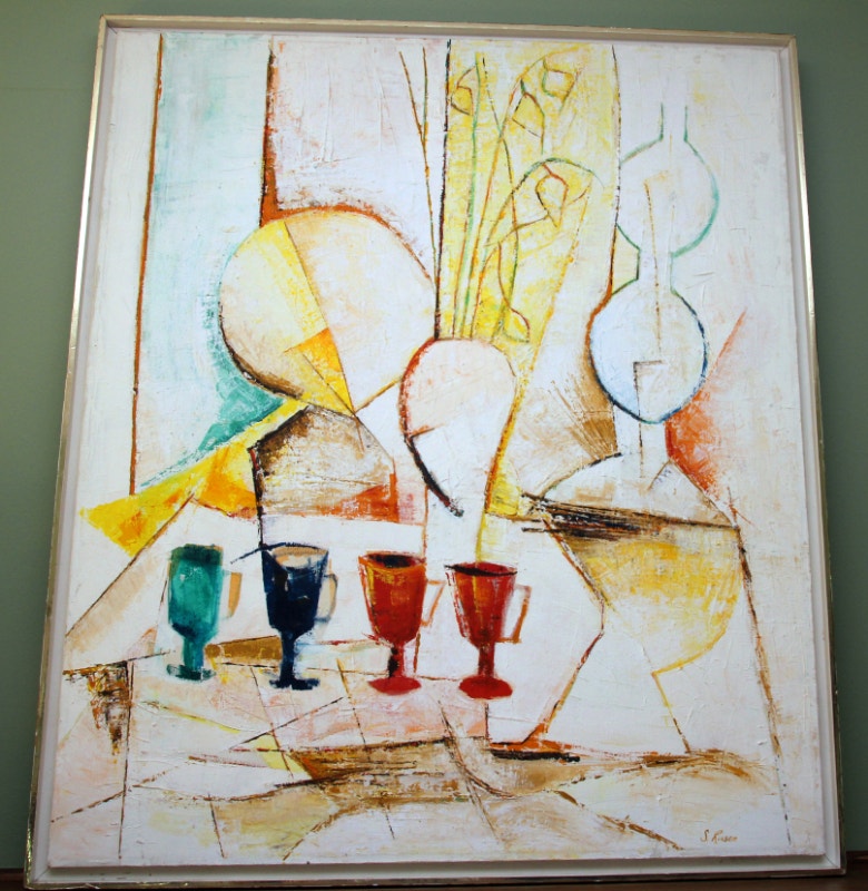 Large Abstract Oil Painting By Winnipeg Artist Shelley Rusen | Arts ...