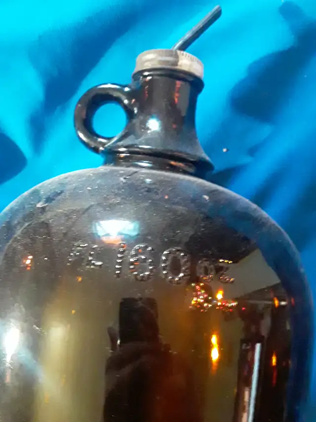 $10 each. Ant Gallon Amber Jug Bottle Finger Loop. K | Arts ...