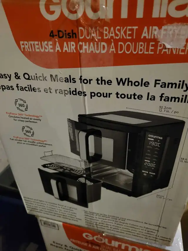 Gourmia Dual Basket Air Fryer | Microwaves & Cookers | St. Catharines ...