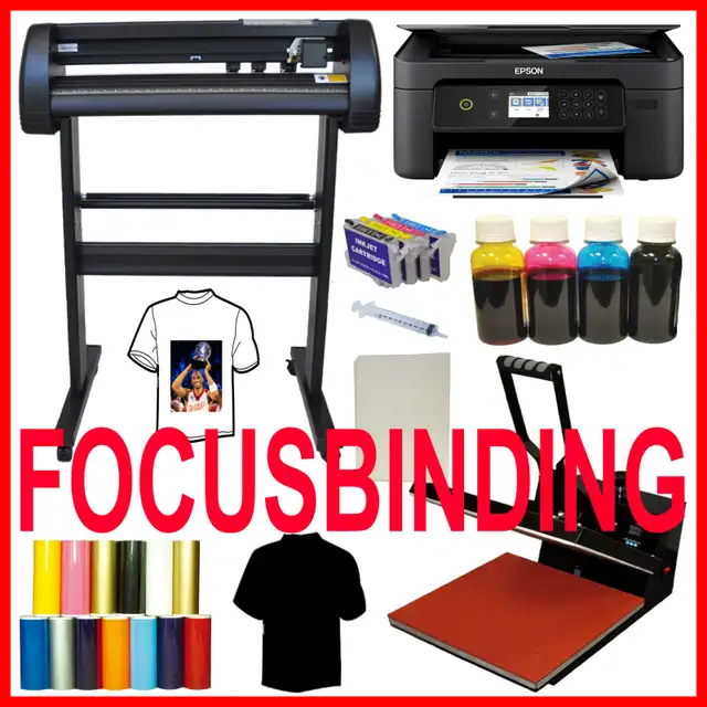 New 15"x15" Heat Transfer Press 28" Plotter Cutter Printer Combo | Arts ...