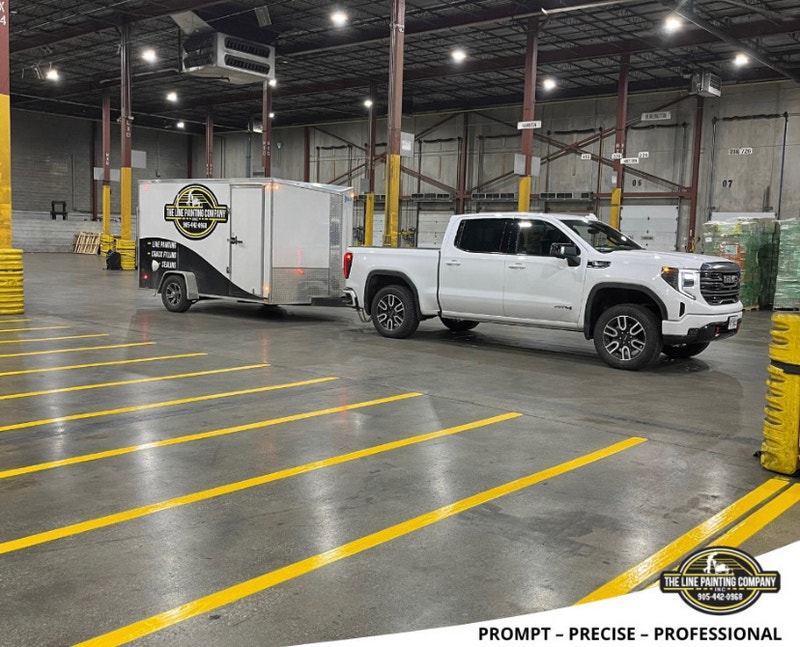 Epoxy Lines/ Line Painting and markings/ factory lines/ parking ...